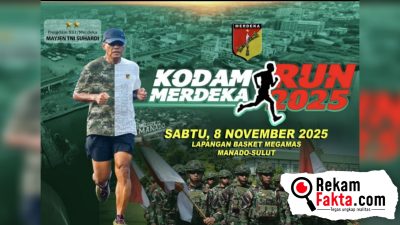 Kodam XIII/Merdeka Gelar “Merdeka Run 2025” di Manado, Pendaftaran ...